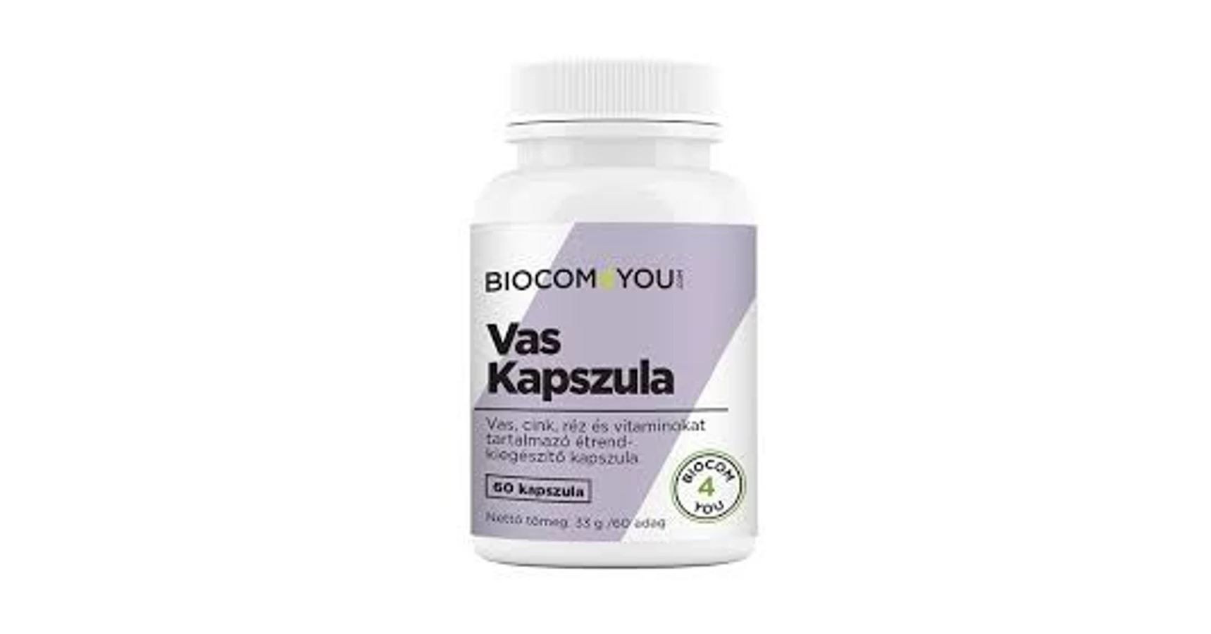 Biocom Vas kapszula 60 db - Biocom - Tisztítsd tested és otthonod bio ...
